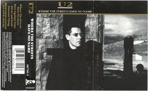 U2 Where The Streets Have No Name U S Cassette Single Vinyl
