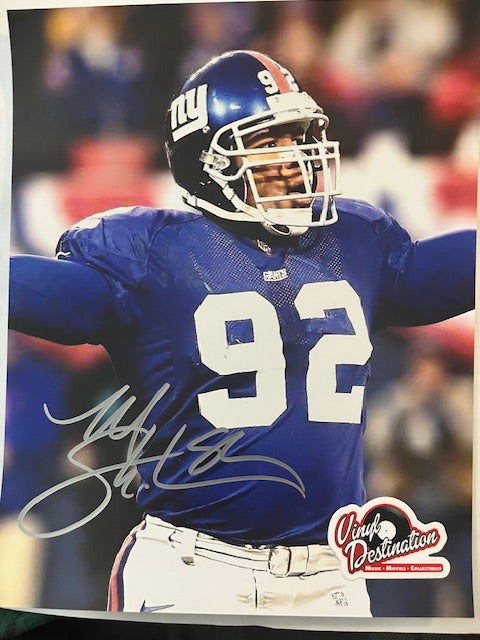 Michael Strahan - New York Giants NFL Star - Hand Signed 8 x 10 Photo ...