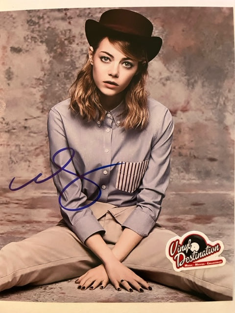 Emma Stone - Hand Signed 8 x 10 Photo – Vinyl Destination Arizona