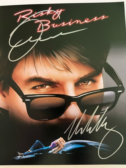 Risky Business - Cast Signed 8 x 10 Photo Tom Cruise & Rebecca De Morn ...