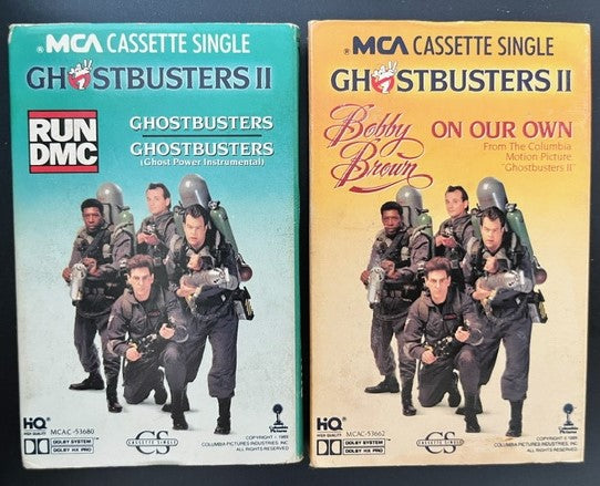 Ghostbusters 2 - Bobby Brown & Run DMC U.S. Cassette Singles Two-fer – Vinyl Destination Arizona